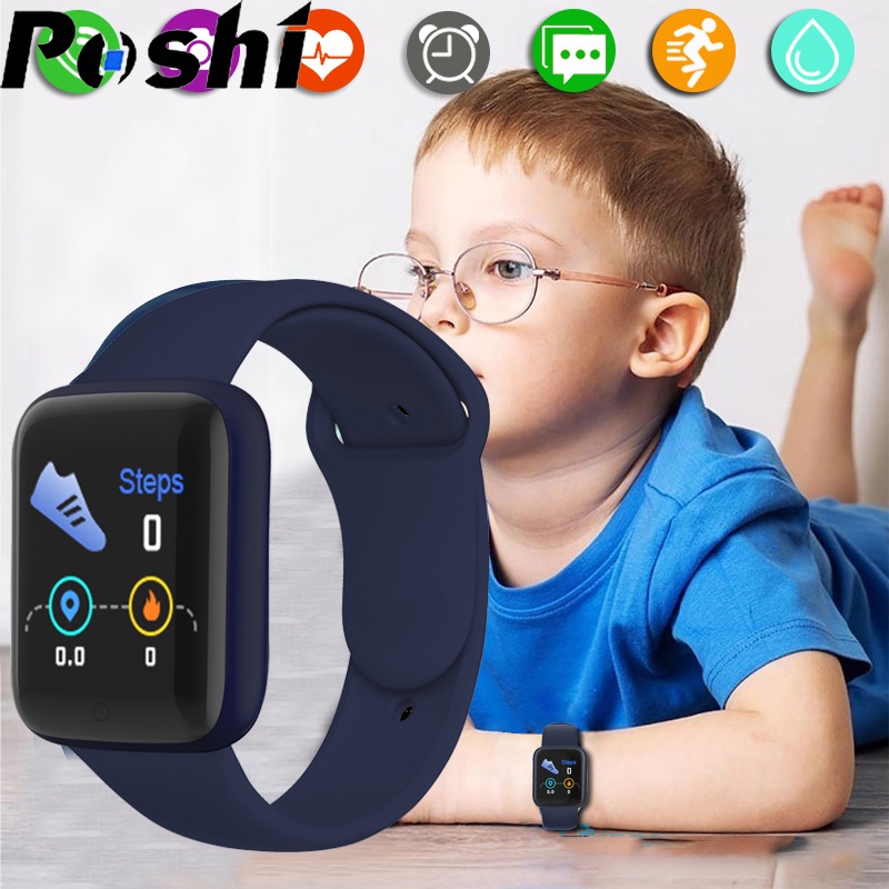 POSHI Silicone Smartwatch Relógio Inteligente Infantil Para Meninos ...
