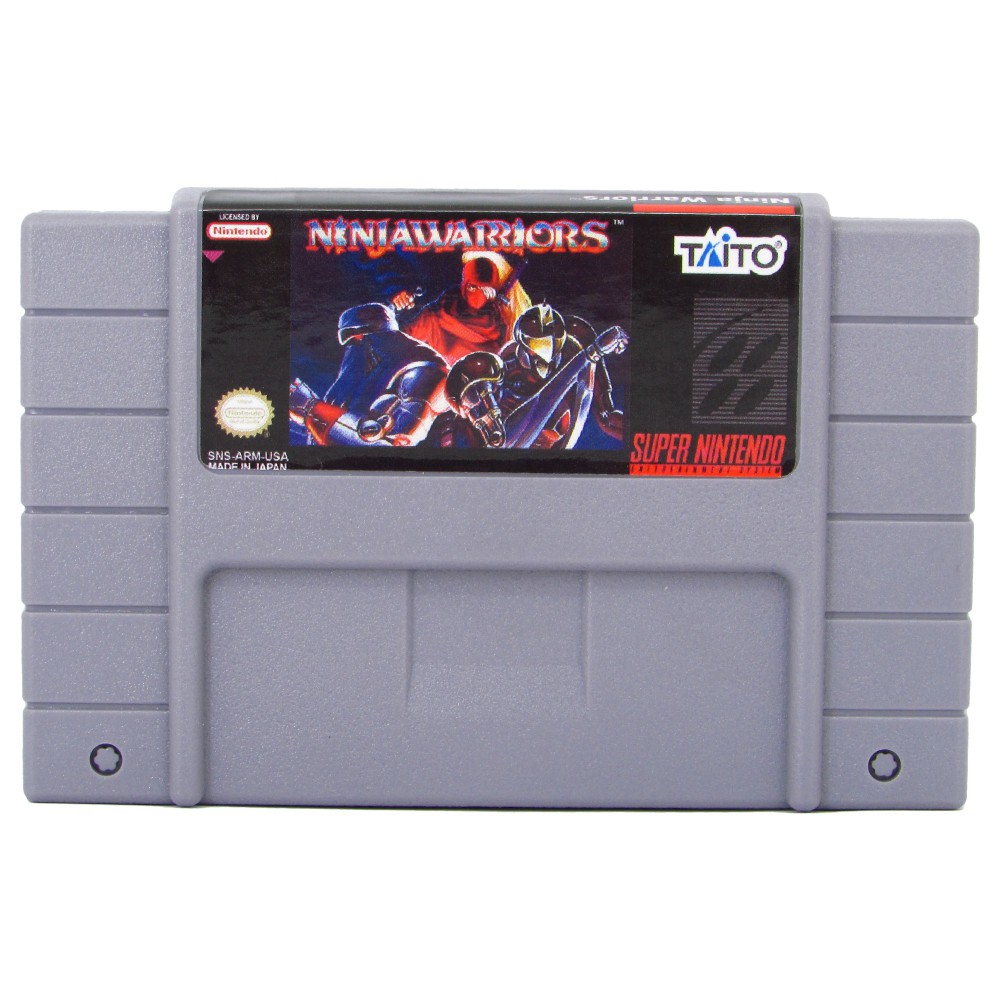 Fita Snes Ninja Warriors Cartucho Super Nintendo Americano | Shopee Brasil