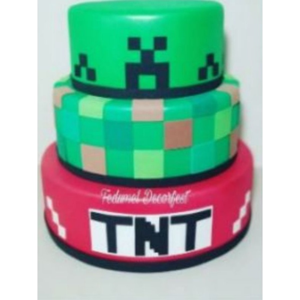 bolo fake Minecraft | Shopee Brasil