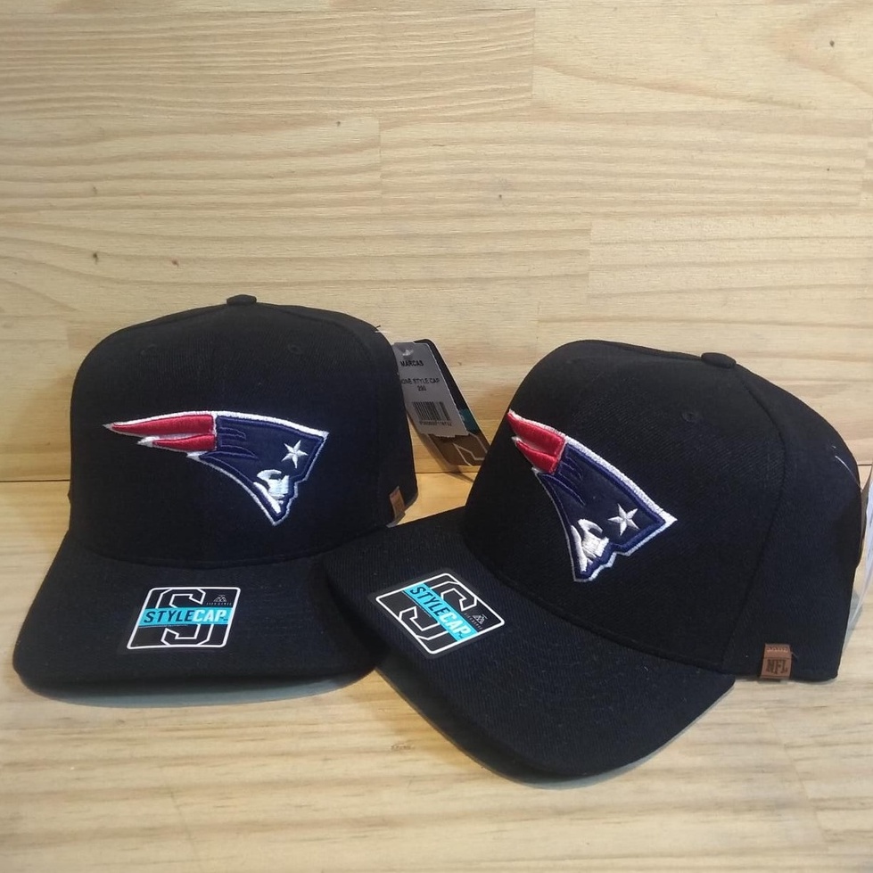 Boné New England Patriots Nfl, Snapback Ajustável - Premium | Shopee Brasil