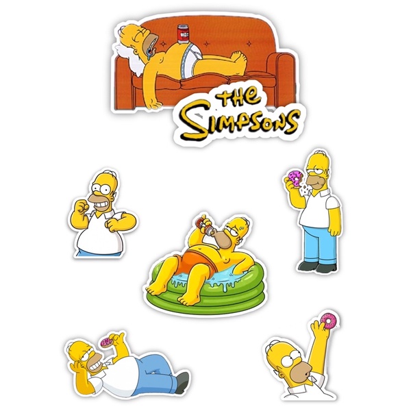 Topo de bolo Os Simpsons - Homer | Shopee Brasil