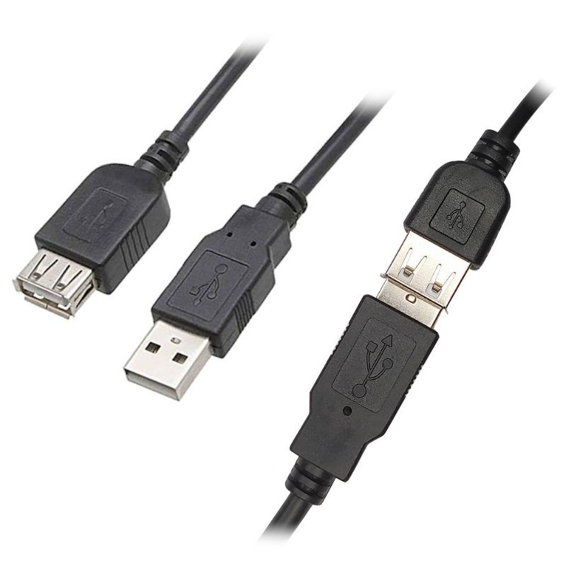 CABO USB MACHO+USB FEMEA 2metros | Shopee Brasil