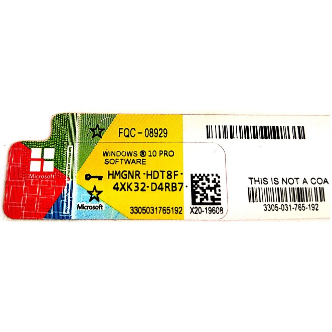 Windows 10 Pro Oem 32/64 Ver2021 Original Com Selo Etiqueta | Shopee Brasil