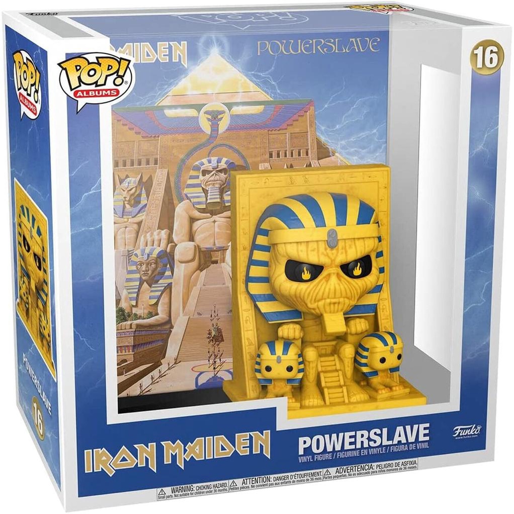 Funko Pop Iron Maiden Powerslave #16 Album | Shopee Brasil