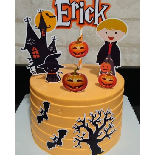 Topo De Bolo Halloween | Shopee Brasil