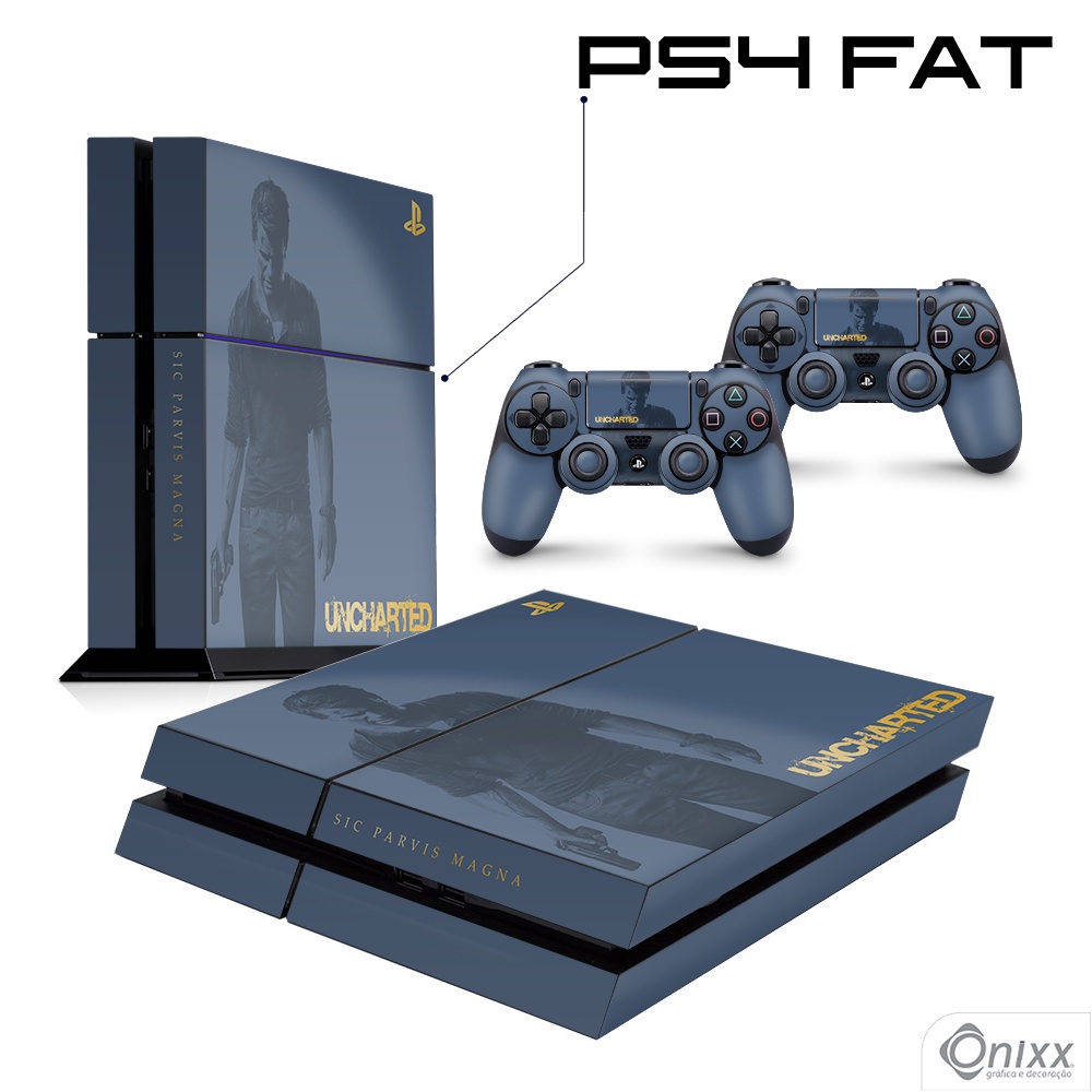 Skin PS4 FAT Adesiva Uncharted | Shopee Brasil