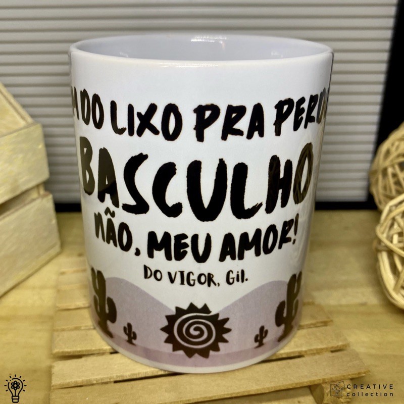 Caneca Temática - Basculho | Shopee Brasil