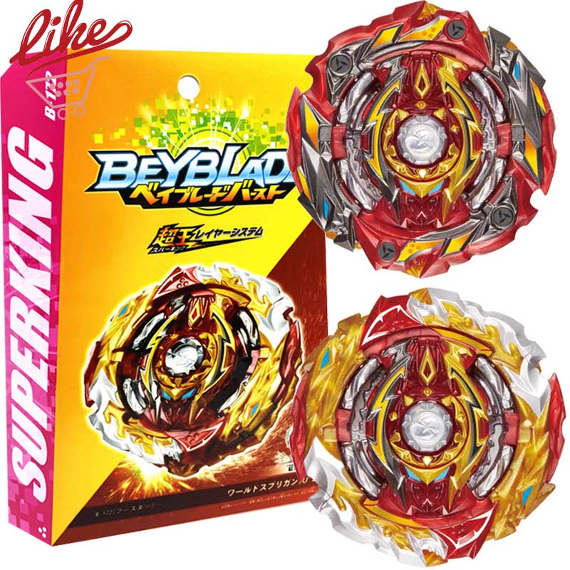 Beyblade Burst B-172 World Spriggan Super King Com LR Spark Lançador ...