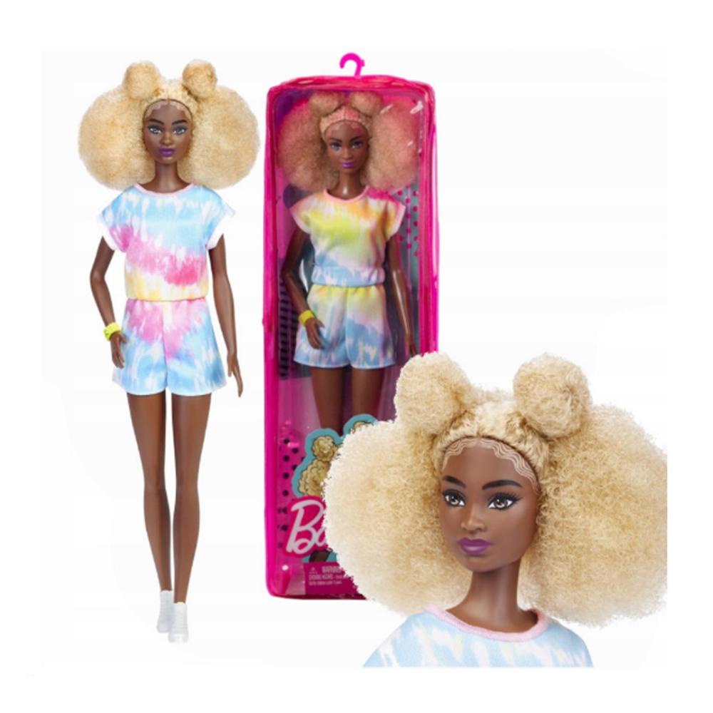 Boneca Barbie Fashionista Negra Cabelo Black Power 180 - Mattel ...