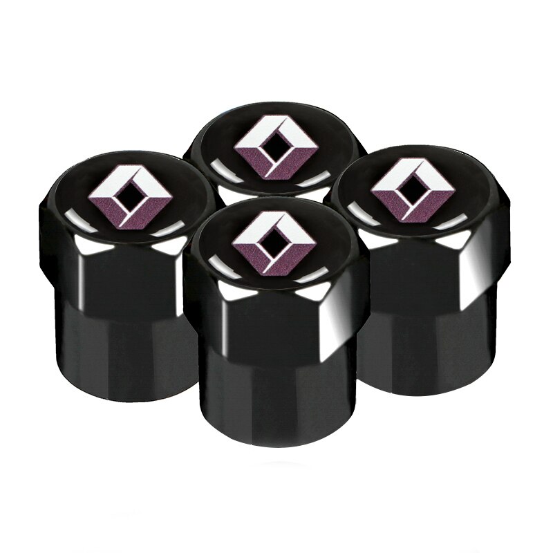 4 Peças Para Renault Tampas Da Válvula Do Pneu De Carro Peças De Metal ...