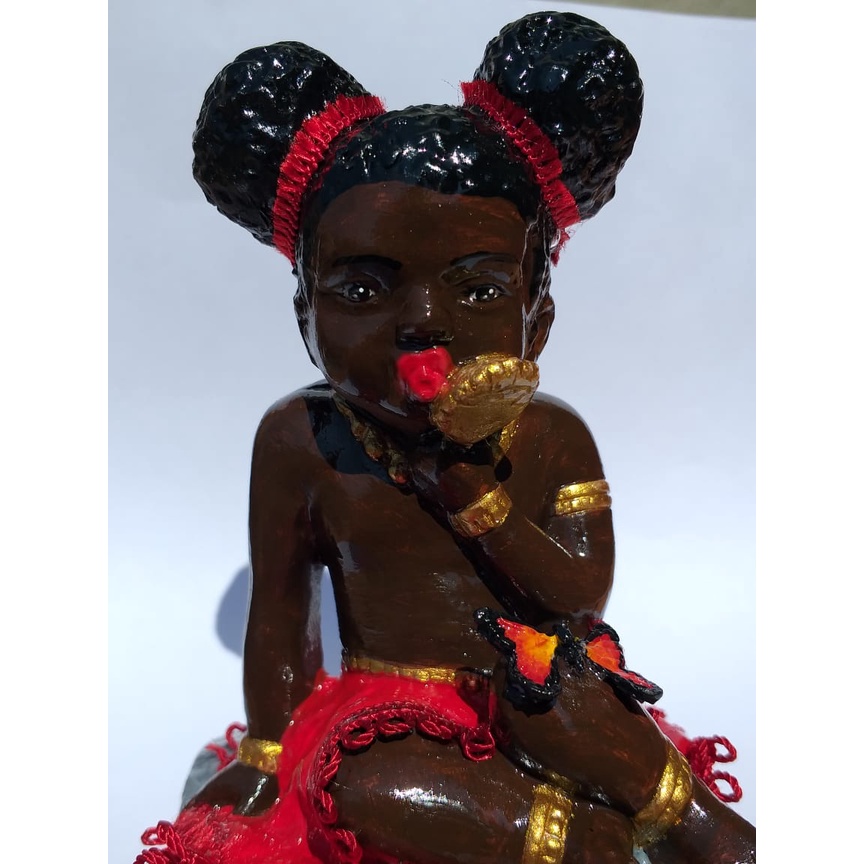Estatua Imagem Ere Menina Vermelha Estatua Umbanda Candomble | Shopee ...