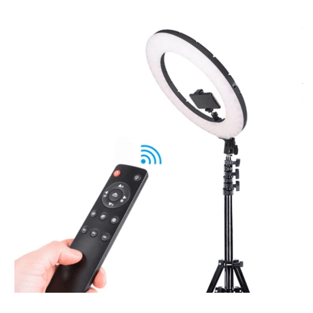Ring Light Pro 18 Polegadas (46 CM) com Botões Touch Screen e Controle ...