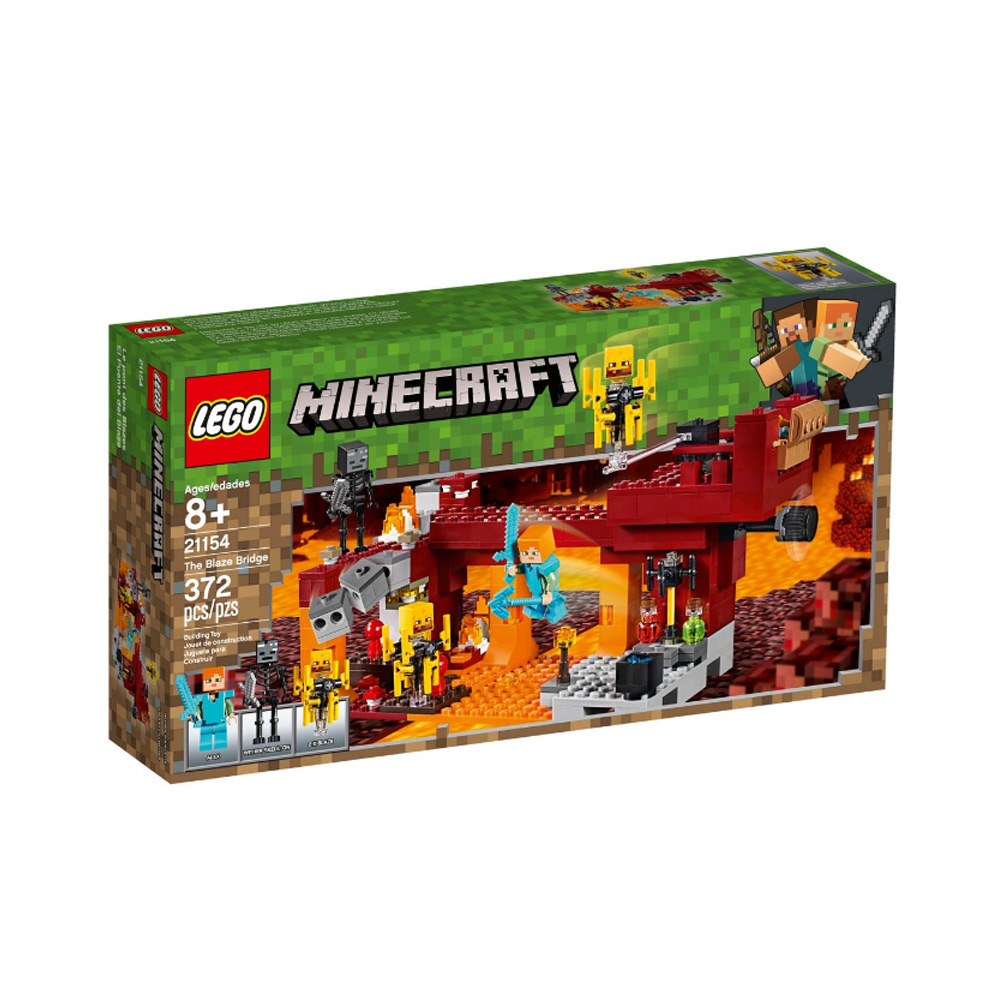 Lego Minecraft - A Ponte Flamejante - 21154 - LEGO | Shopee Brasil