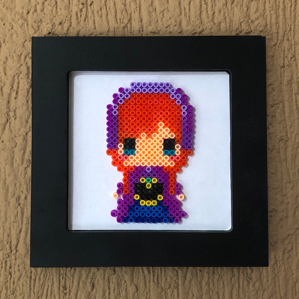 Quadro Hama Beads 20x20 - Anna | Shopee Brasil