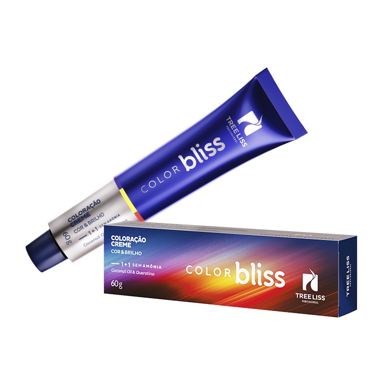 Coloração Creme Color Bliss 60g - Tree Liss | Shopee Brasil