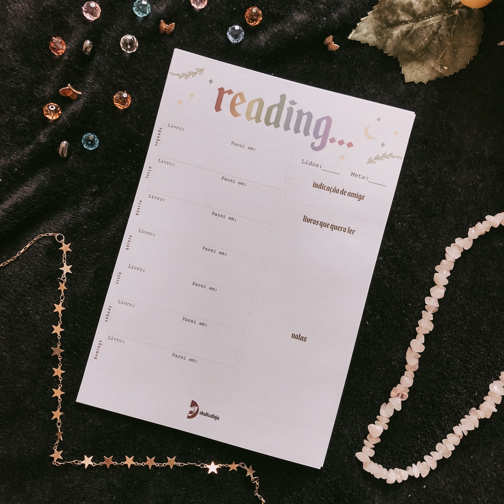Planner De Leitura Reading Planner Papelaria E Livros Books