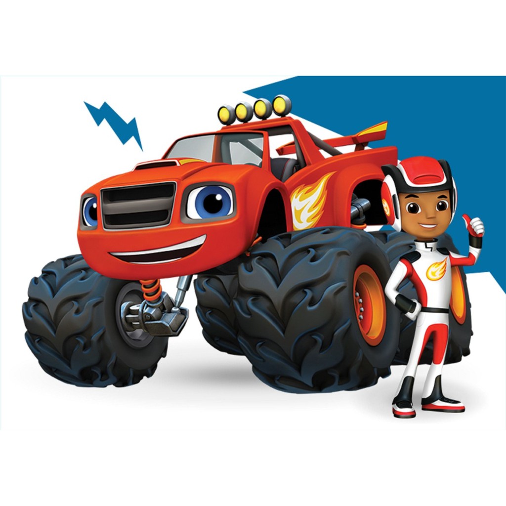 Painel Festa Infantil Lona Blaze Monster Machine | Shopee Brasil