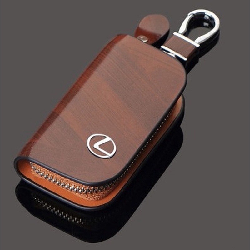 Moda Feminina E Masculina Couro Madeira Carteira De Chaves Carro Porta ...