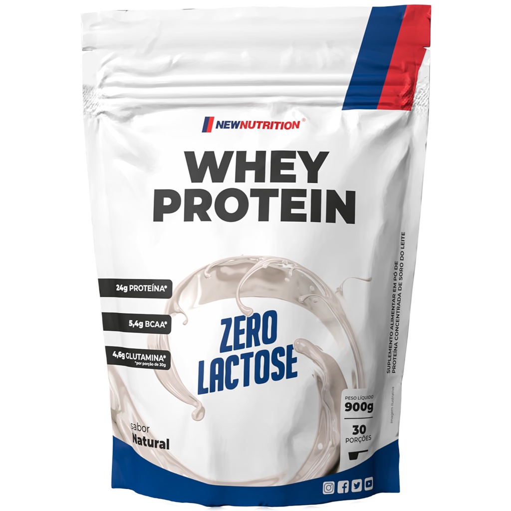 Whey Zero Lactose 900g Natural | Shopee Brasil