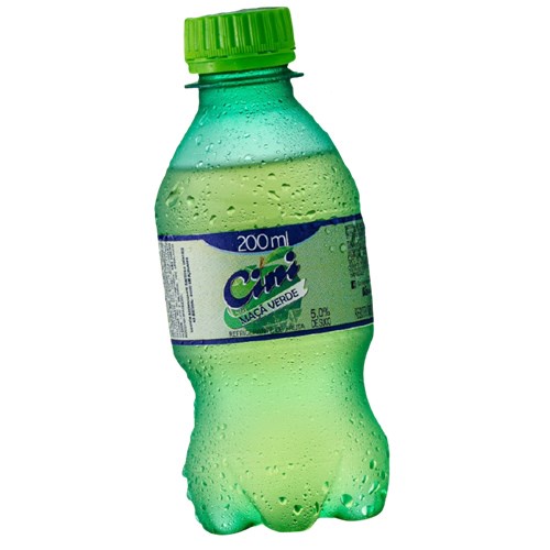 Refrigerante Cini Sabor Maça verde mini 200ml Lançamento, Edição ...