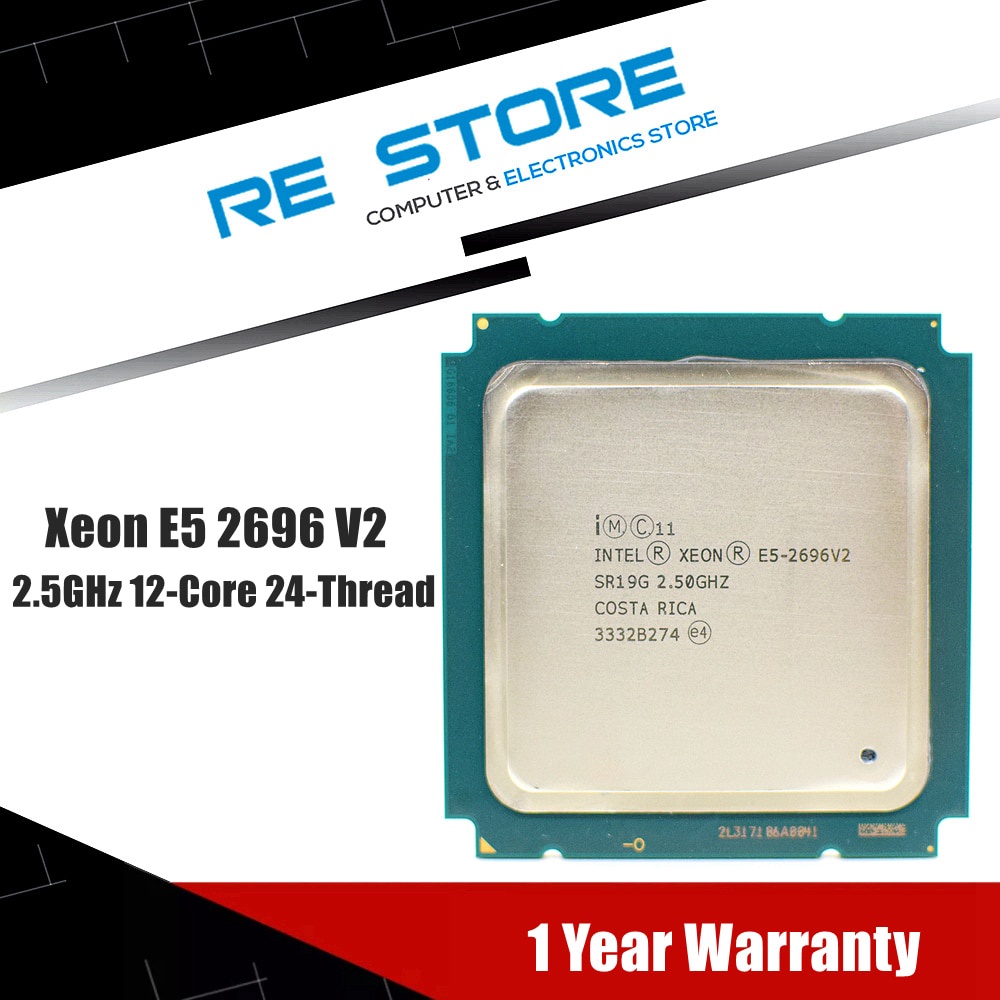 Intel Xeon E5 2696 V2 2,5ghz CPU 12-Core 24 Linhas 30M 115W Lga 2011 E5 ...