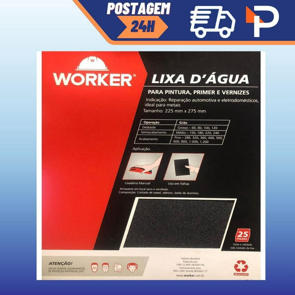 Lixa D'água Grão 80 120 150 180 220 280 360 400 600 1200 cada unidade ...