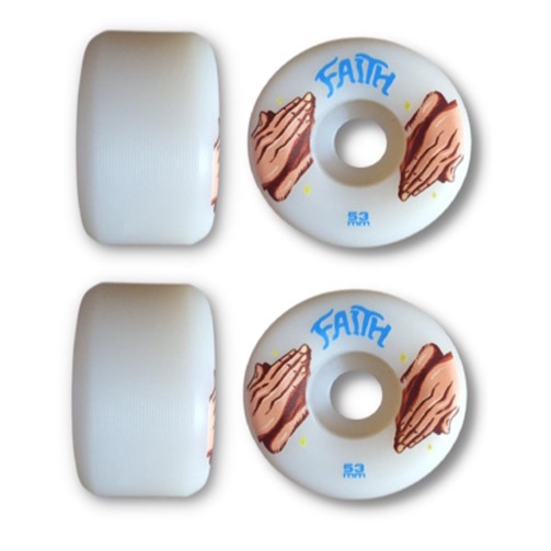 Roda Faith 53mm 100a Color Hands - Made in The Usa - Skate Skateboard ...