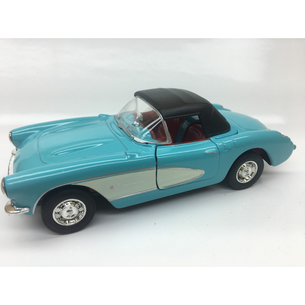 Miniatura Chevrolet Corvette 1957 escala 1/34 | Shopee Brasil