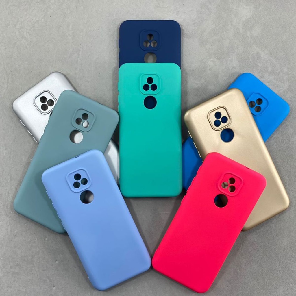 Capa Moto E7 Plus Silicone Aveludada Colorida Capinha Anti Impacto | Shopee Brasil