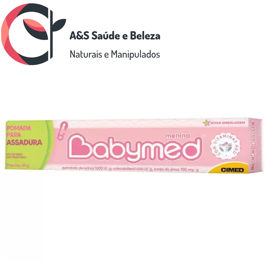 Pomada De Assadura Babymed Rosa 45g Cimed Original | Shopee Brasil