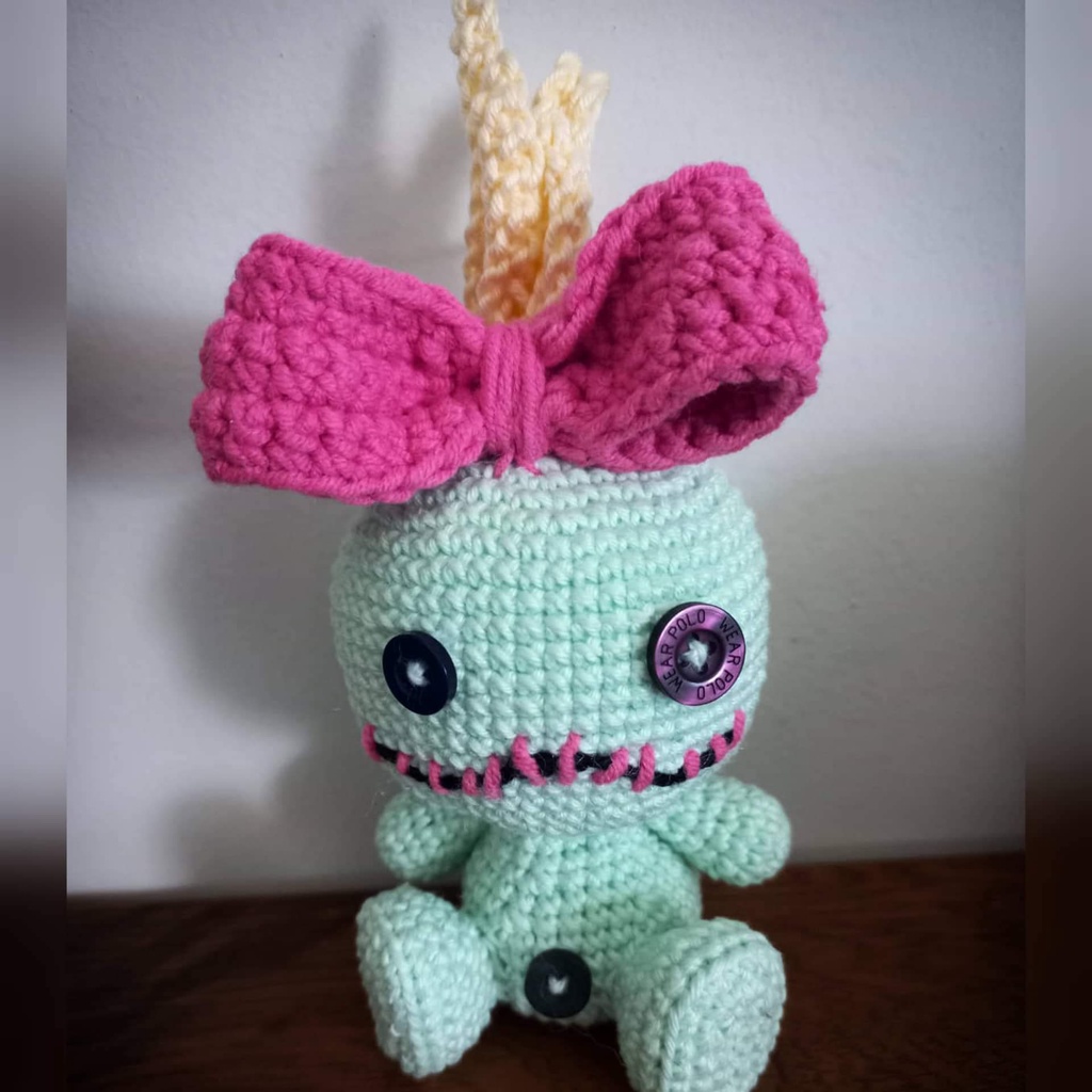 Boneca Xepa Amigurumi Lilo e Stitch | Shopee Brasil