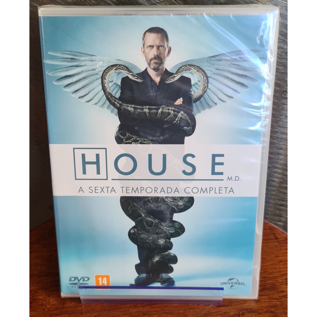DVD House 6ª Temporada - Hugh Laurie (Lacrado, dublado) | Shopee Brasil