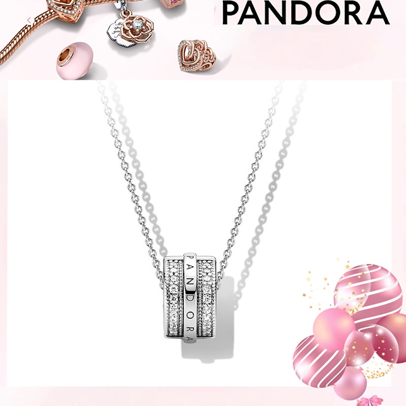 PADORA Colar De Corrente De Prata Esterlina 925 Pandora | Shopee Brasil