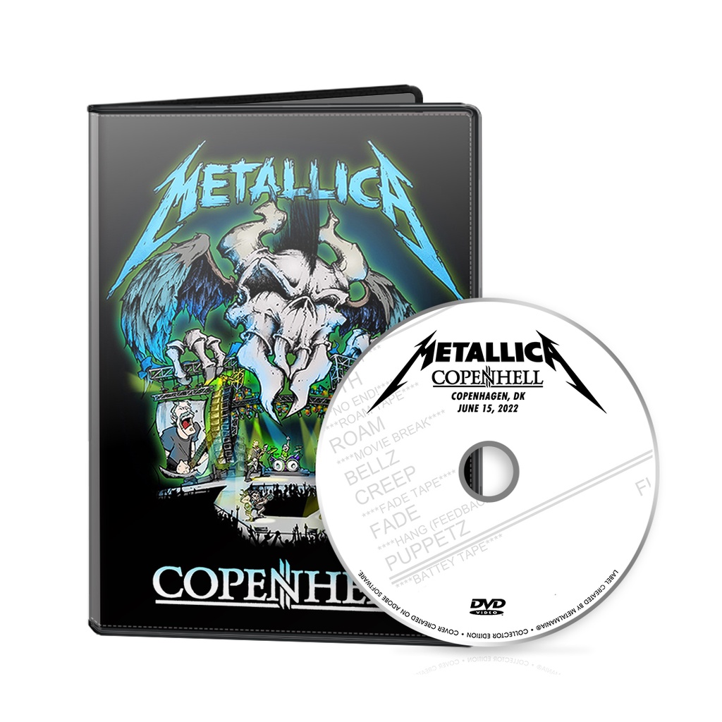 Metallica DVD Copenhell Copenhagen 2022 Full Slayer Megadeth | Shopee ...