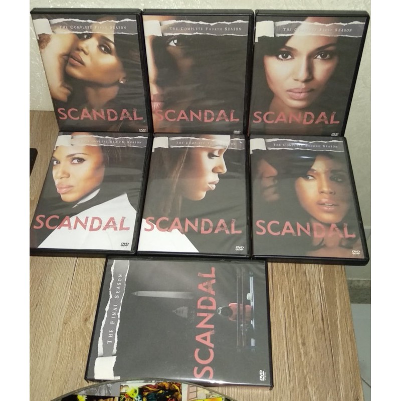 DVD - SCANDAL - AS 7 TEMPORADAS (LEGENDADO) | Shopee Brasil