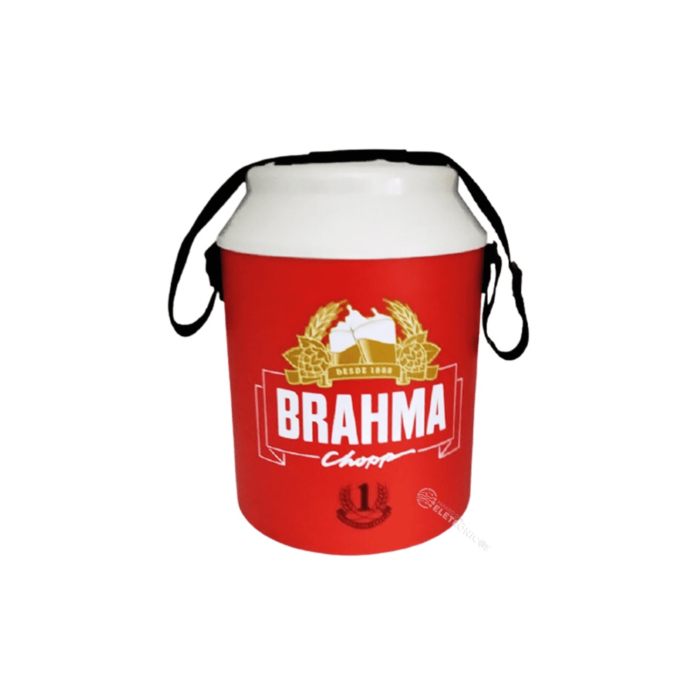 Cooler Térmico Brahma Chopp Personalizado 12 Litros Para até 16 Latas ...