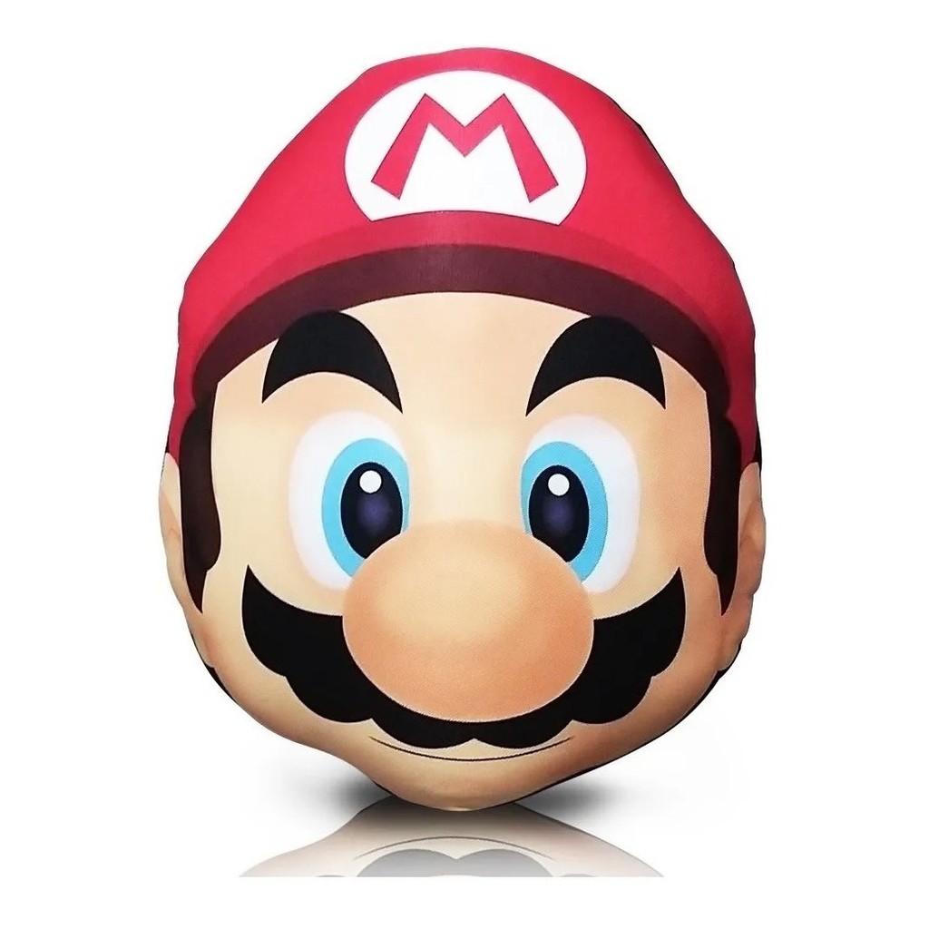 Almofada Game Mario Geek Casa Presente 3d Com Enchimento | Shopee Brasil
