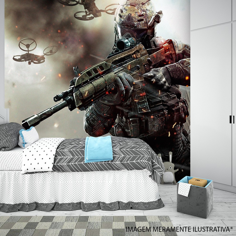 Adesivo de Parede Game Call Of Duty Mod02 | Shopee Brasil