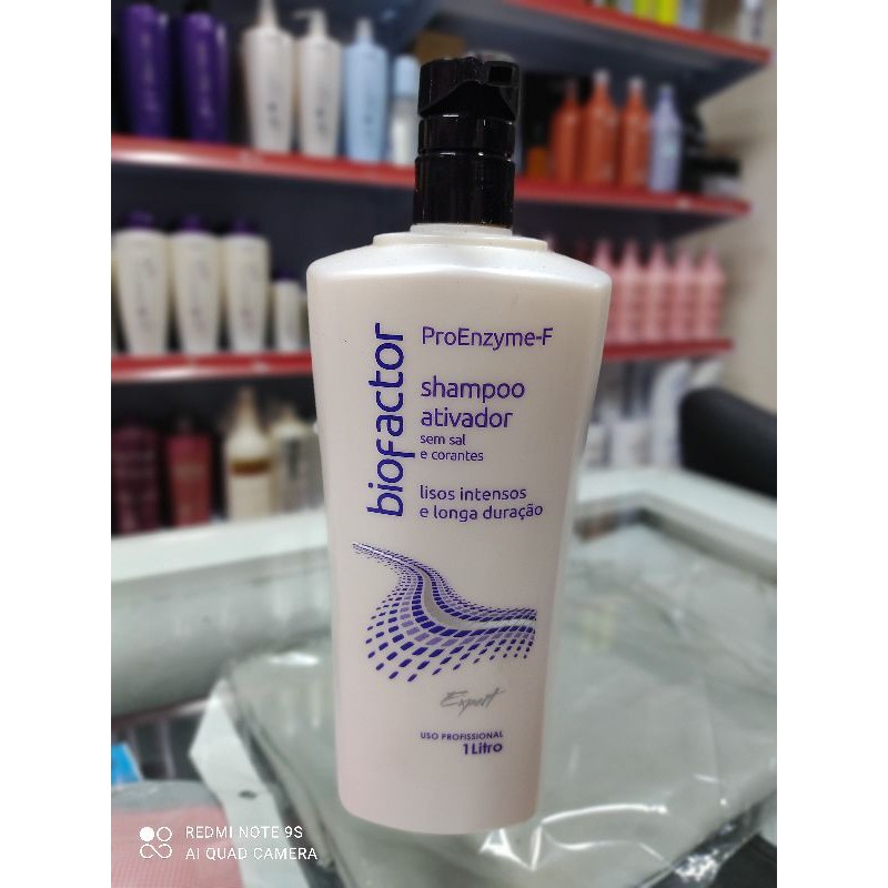 Biofactor Shampoo Ativador Pro Enzyme-F 1 litro. Sem sal e corantes ...