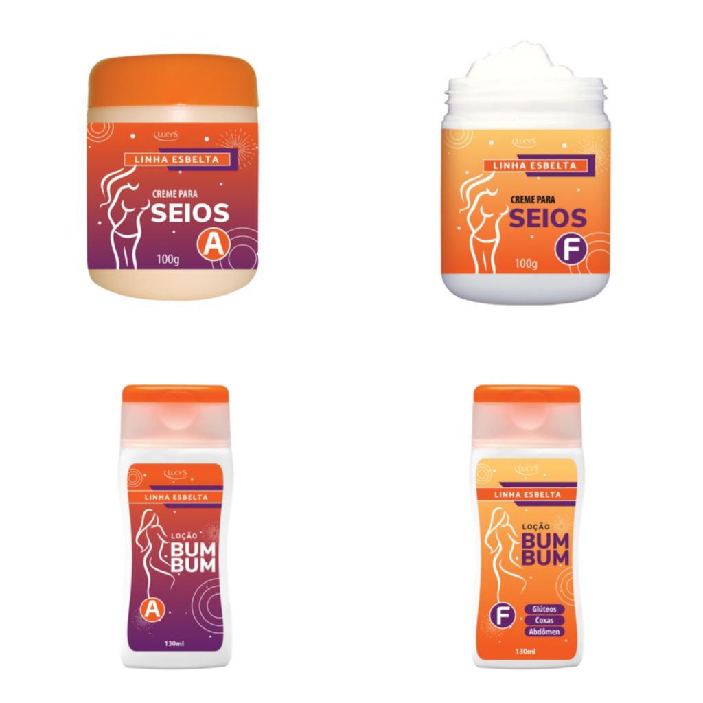 Bumbum e Seios 4 Cremes Para Aumentar e Firmar | Shopee Brasil
