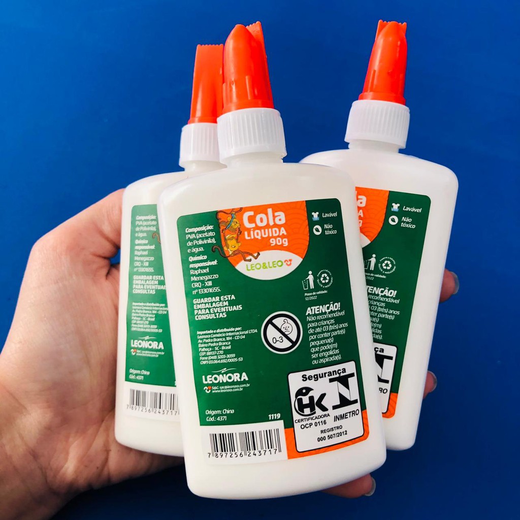 Cola Líquida Leo e Leo 40g e 90g | Shopee Brasil