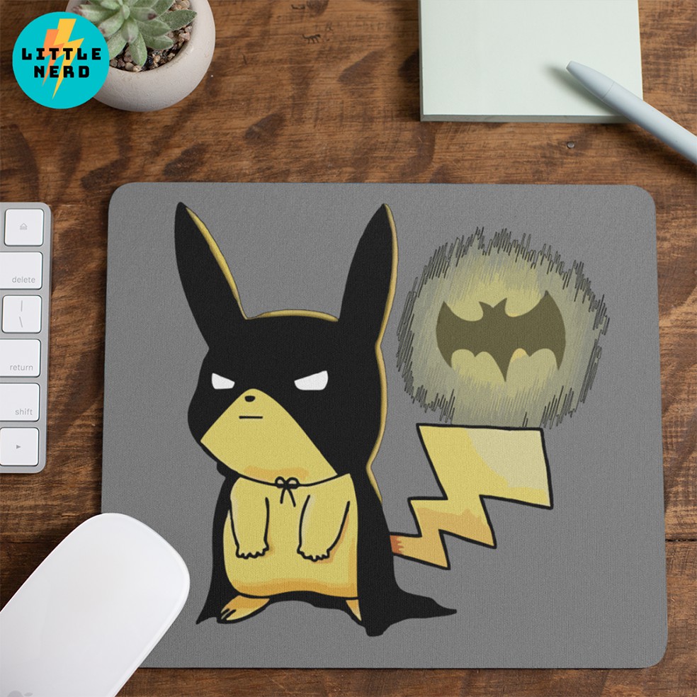 Mouse pad - Pokémon - Pikachu - Batman | Shopee Brasil