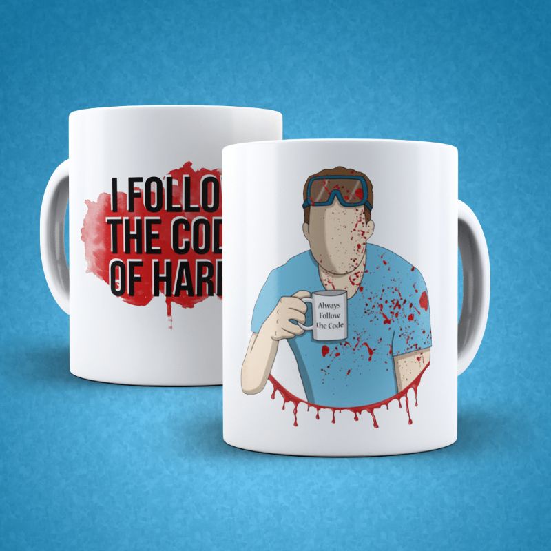 Caneca Dexter - Follow the code of Harry (Porcelana) | Shopee Brasil