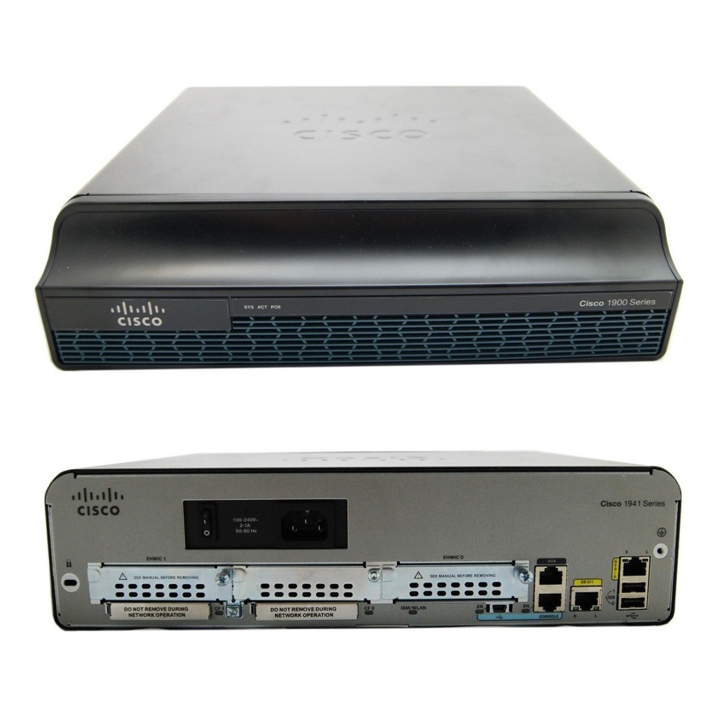 Roteador Cisco 1941 K9 V04 Series 2U Integrated Services - USADO ...