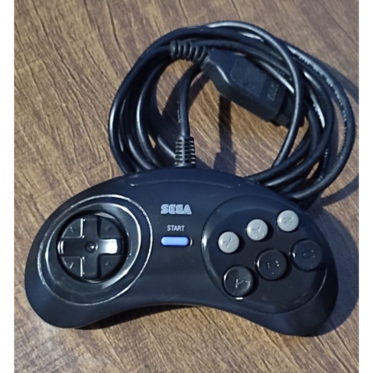 Controle Original TECTOY 6 Botões Mega Drive | Shopee Brasil