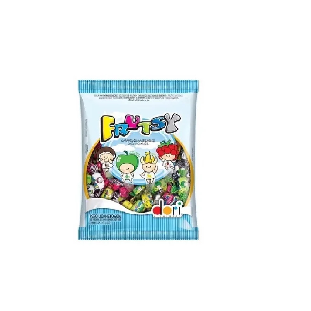 Bala Recheada Frutsy Sortidas Dori 600g | Shopee Brasil