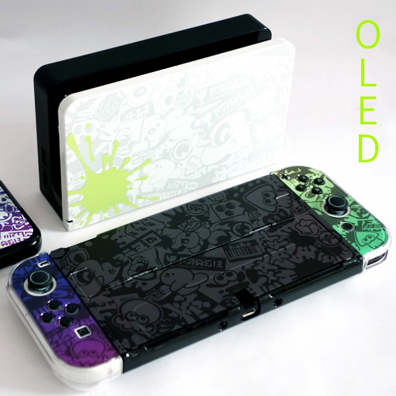 2022 Novo Para Nintendo Switch/OLED Console Capa Protetora Dura PC NS ...