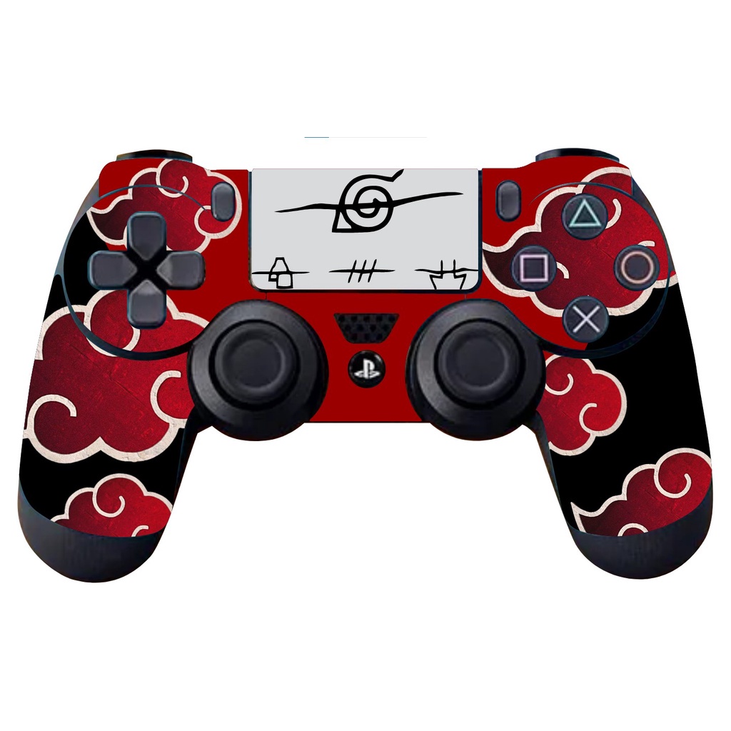 Skin Ps4 Controller Akatsuki Naruto/ Pele Adesiva Para Controle akatsuki / adesivo de controle ...