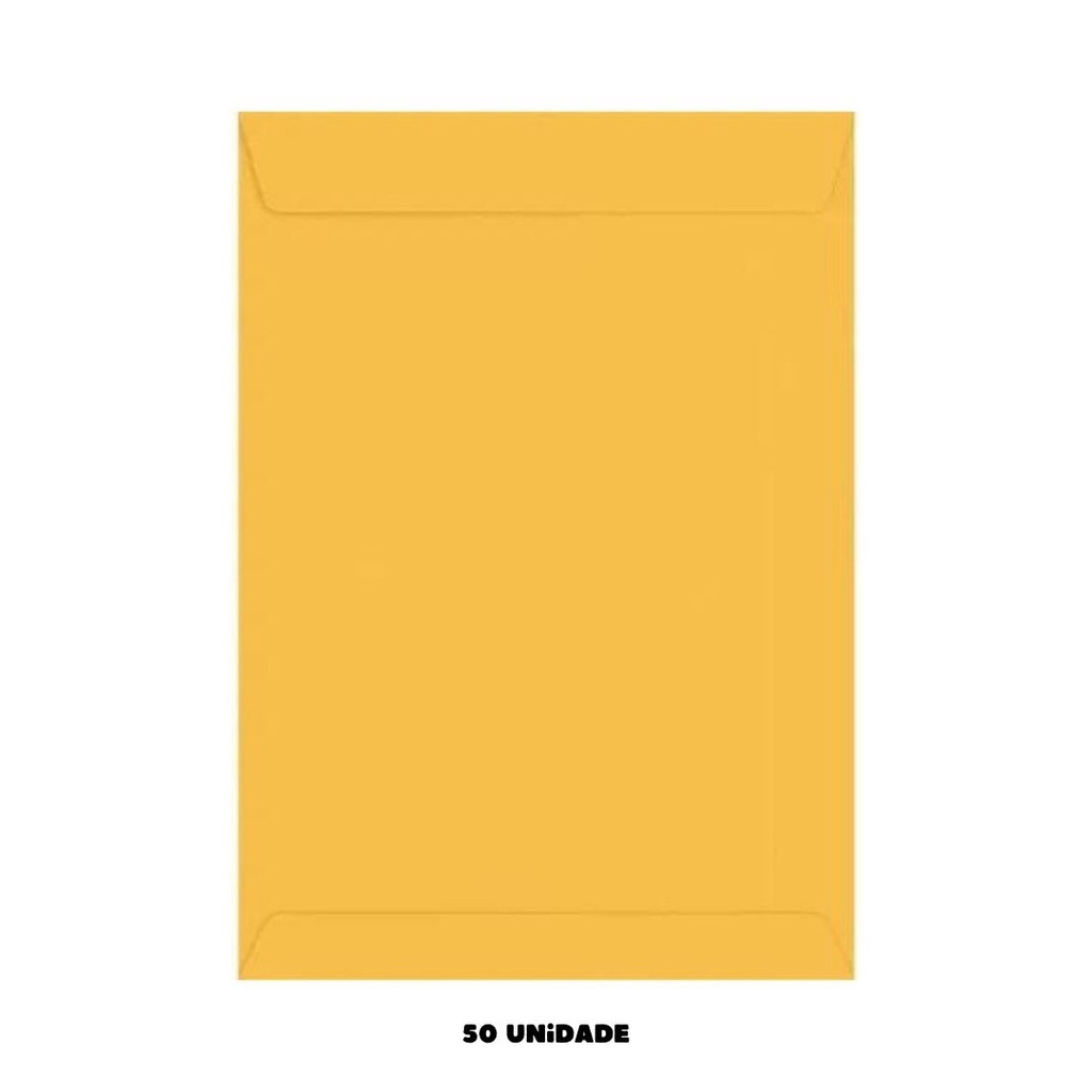 Kit Envelope Saco Ouro 50 Unidades 162x229mm 80g - Foroni / Papelaria ...