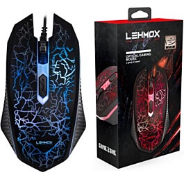 Atacado 3 Mouse Gamer Jogos Led Rgb 3200 Dpi Ley-a7 Proficional Laser Lehmox Ergonômico | Shopee ...